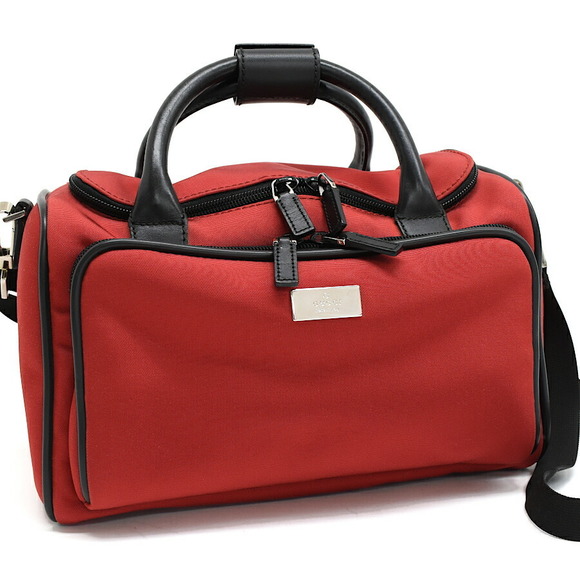 Gucci | Bags | Gucci Red Leather Nylon Bag X Camera | Poshmark